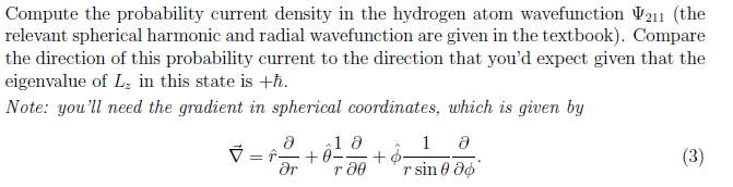 Solved Compute the probability current density in the | Chegg.com