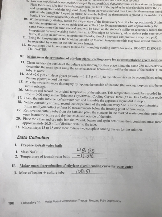 Solved 4. Cooling curve temperature data: Water Cooling | Chegg.com