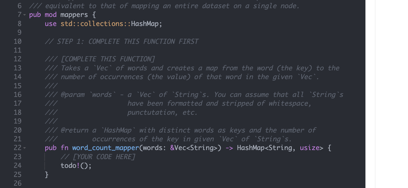 Solved - Complete the word_count_mapper function. This | Chegg.com