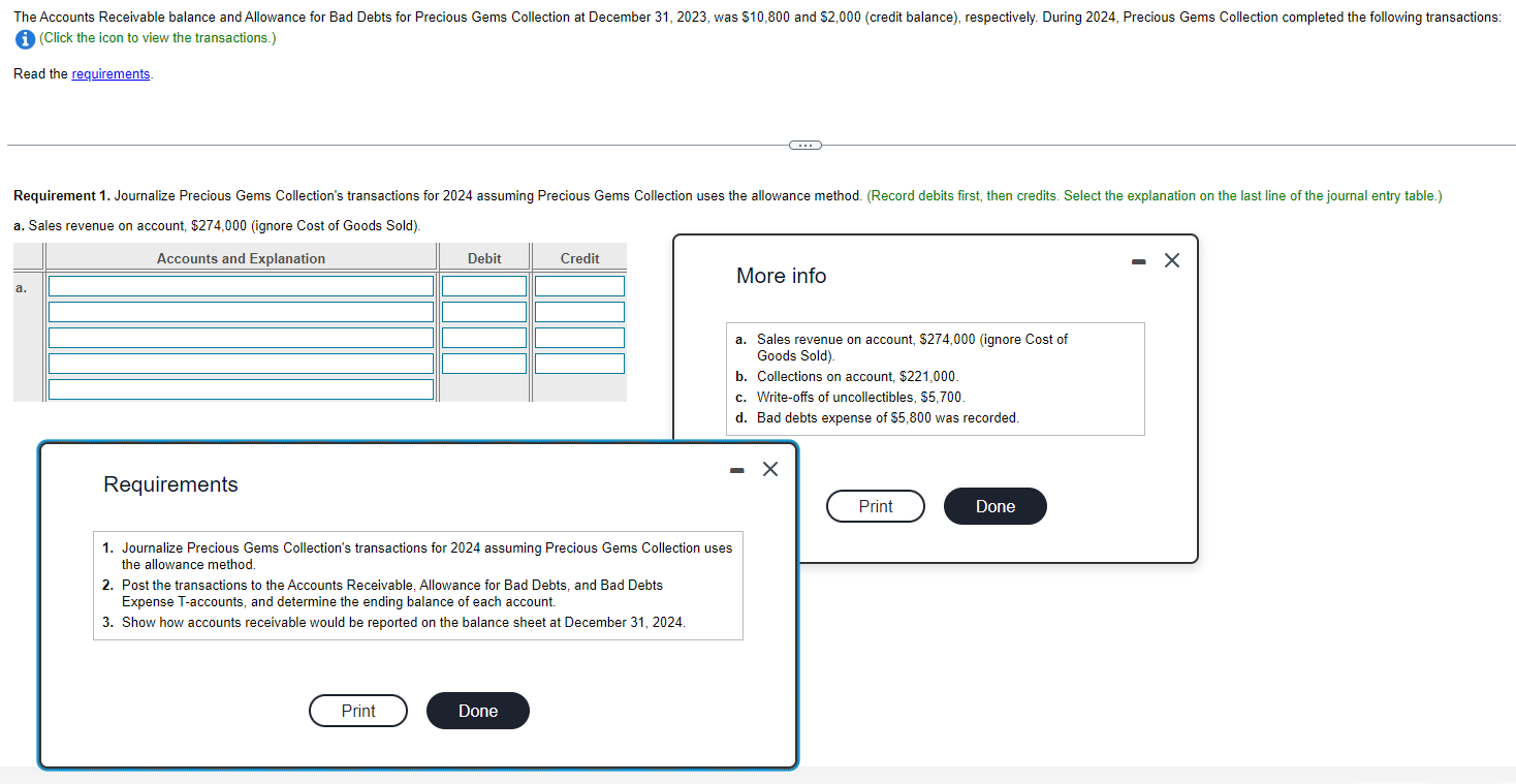 Solved (Click the icon to view the transactions.) Read the | Chegg.com