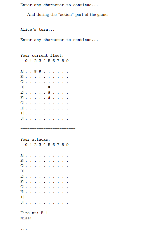 In c++, if you could help me code this battleship | Chegg.com