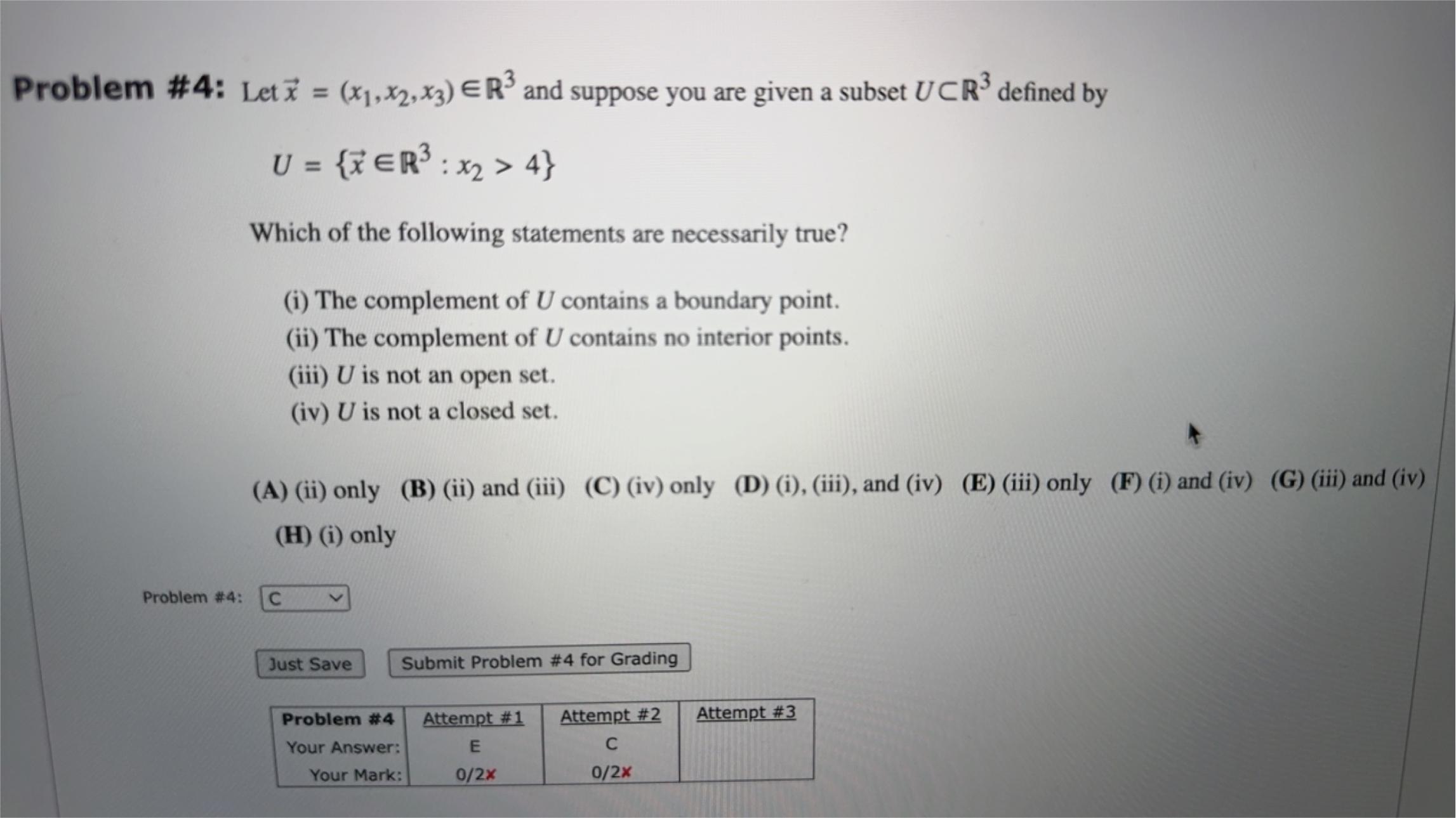 Solved Problem #4: Let vec(x)=(x1,x2,x3)inR3 ﻿and suppose | Chegg.com