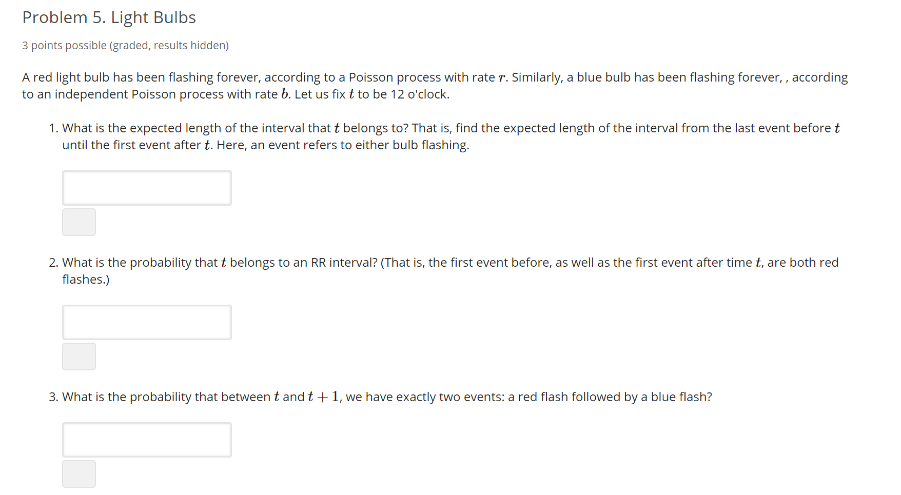 Solved Problem 5. Light Bulbs 3 points possible (graded, | Chegg.com