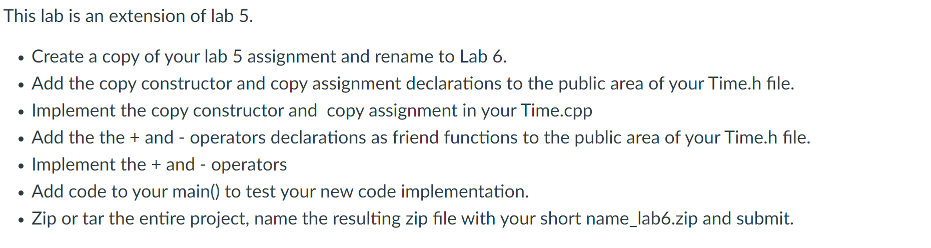 Solved Please use the two codes I gave (Time.cpp and Time.h) | Chegg.com