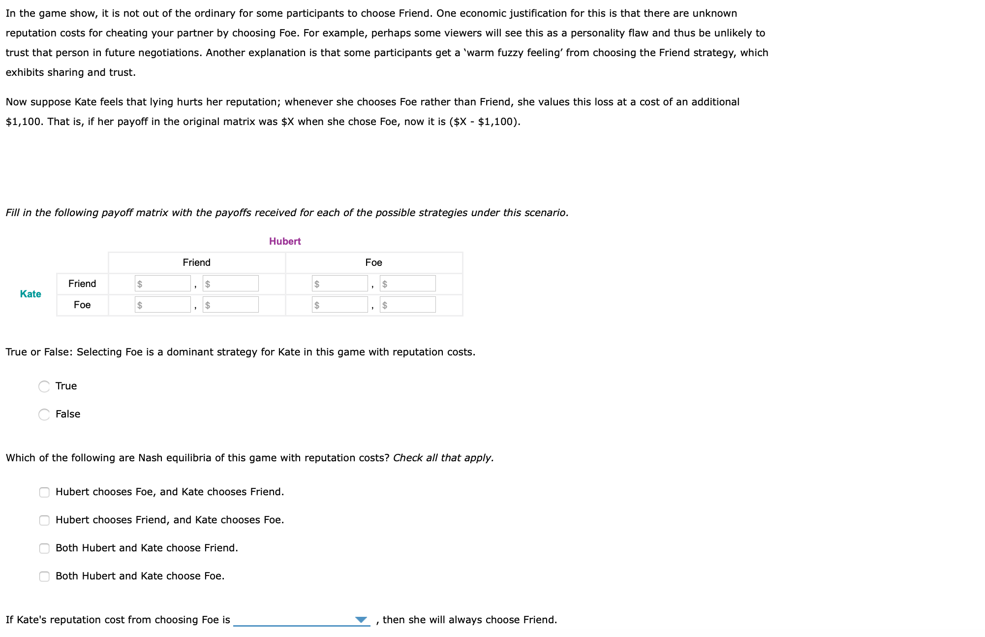 Solved In this problem, you will use introductory game | Chegg.com