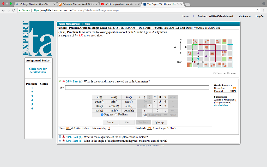 Solved college Physics-OpenStax × ? e Calculate The Net Work | Chegg.com
