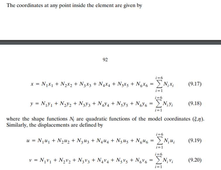 Solved 3. (20 marks). Shown below is a 6-noded triangular | Chegg.com