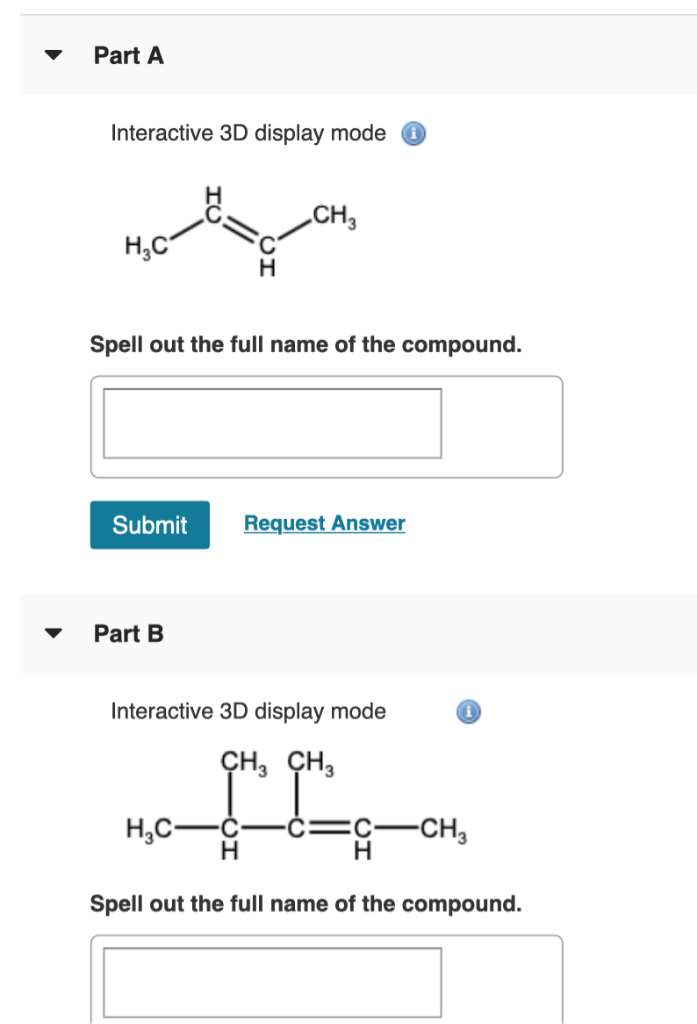 Solved Part A Interactive 3D display mode Spell out the full | Chegg.com