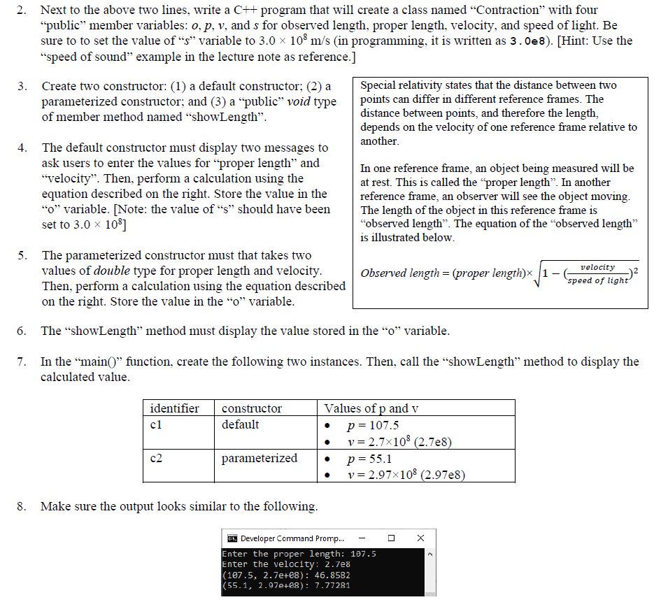 Solved 2. Next to the above two lines, write a C++ program | Chegg.com