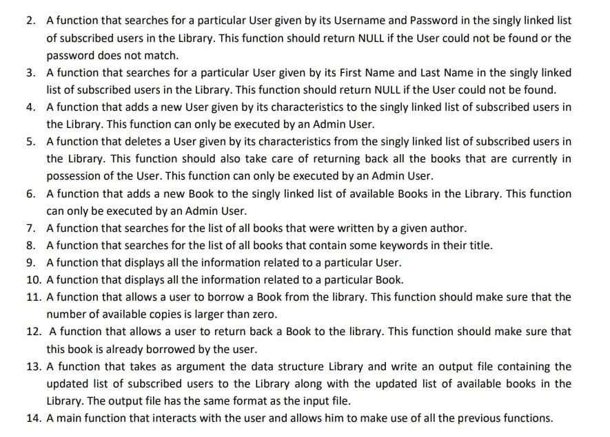 Solved The main objective of this project is to create a | Chegg.com