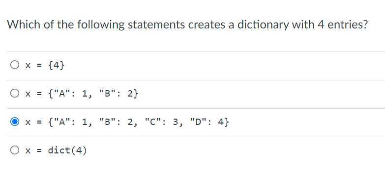 Solved Consider the following code segment: fruit = | Chegg.com