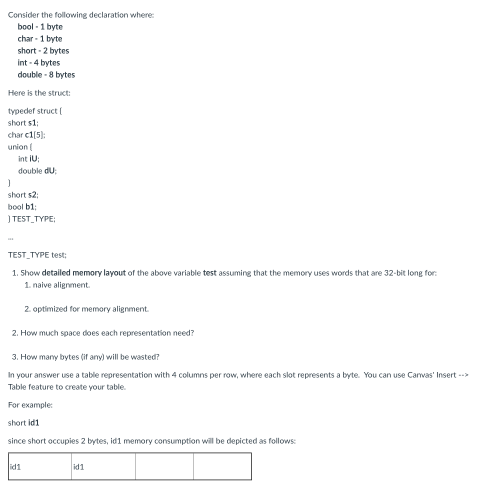 Solved Consider the following declaration where: bool - 1 | Chegg.com