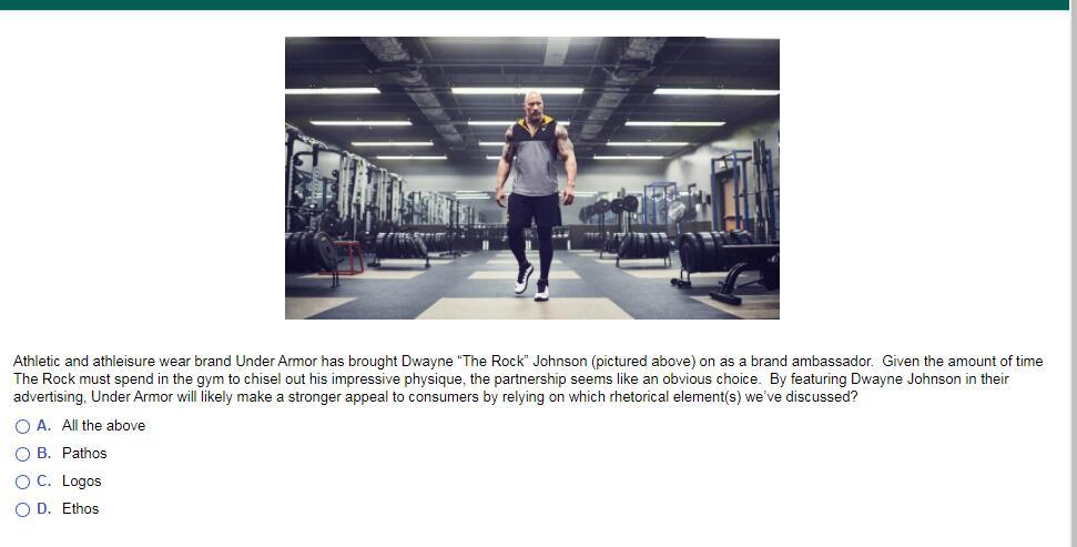 Solved Athletic and athleisure wear brand Under Armor has | Chegg.com