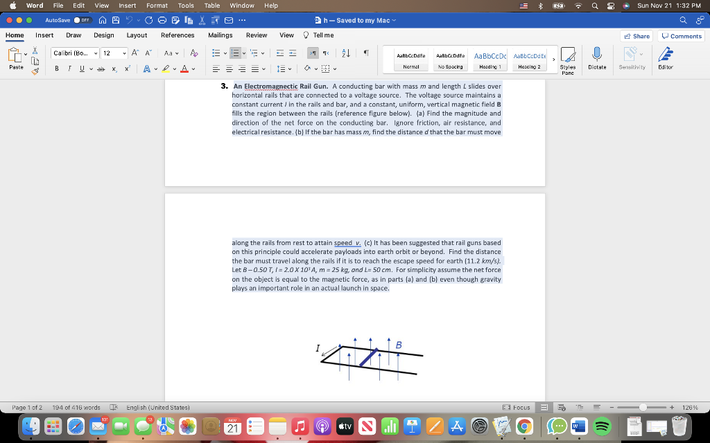 Solved View Insert Format Tools Table Window Help ES Sun Nov | Chegg.com