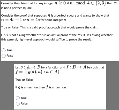 Solved Consider the claim that for any integer n≥0, if | Chegg.com