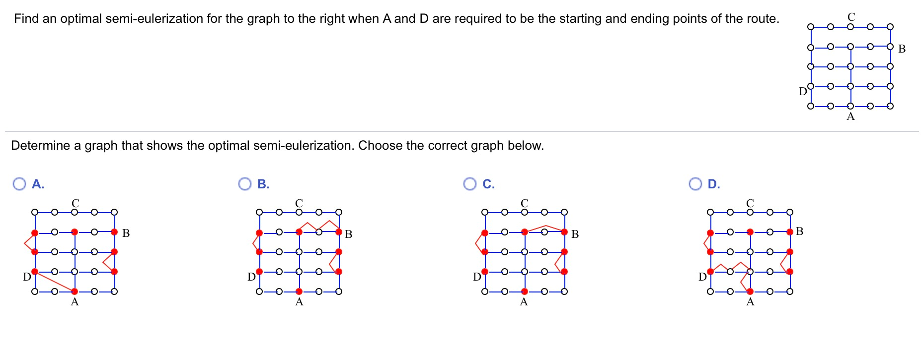 Solved Consider the graph with vertex set {A, B, C, D, E} | Chegg.com