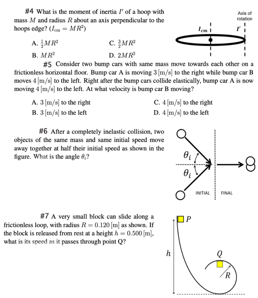 Solved Axis of rotation 1 1 #4 What is the moment of inertia | Chegg.com
