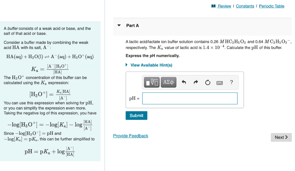 Solved A buffer consists of a weak acid or base, and the | Chegg.com