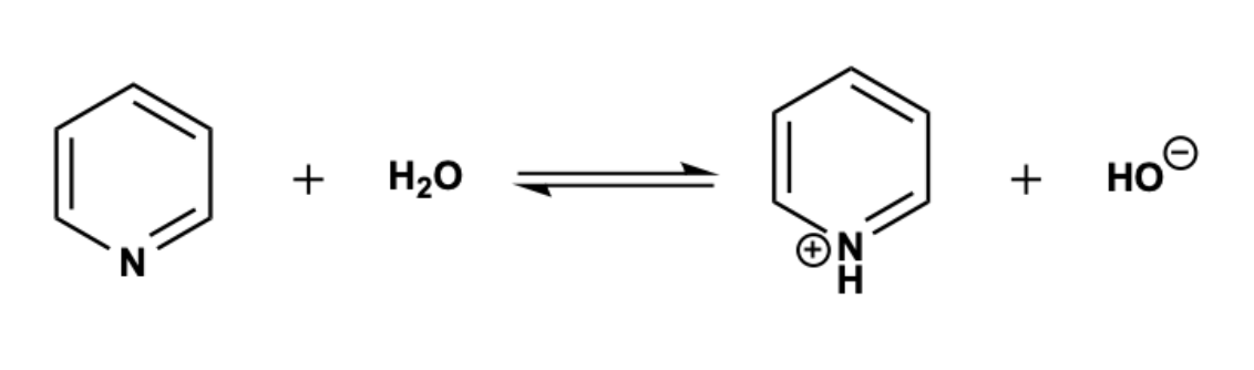 Solved Pyridine is a weak base (pKb = 8.77), and can | Chegg.com