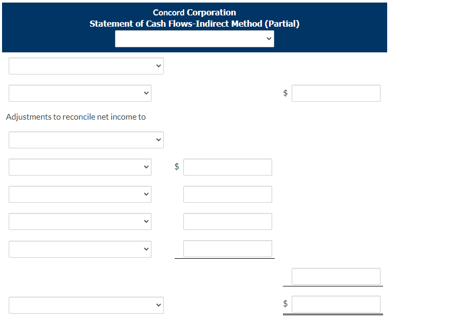 Solved Concord Corporation had the following 2020 income | Chegg.com