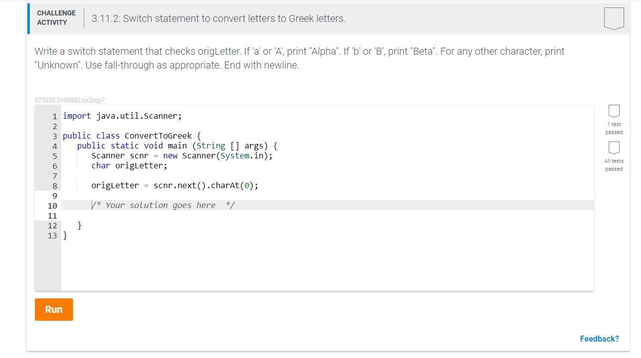 Solved CHALLENGE ACTIVITY 3.4.5: Multi-branch if-else | Chegg.com