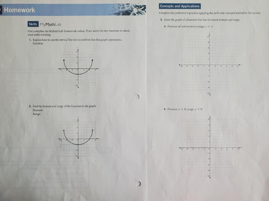 Solved Homework Concepts and Applications Complete the | Chegg.com