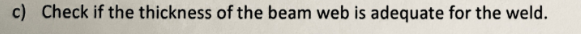 1. A double angle shear connection for a W18x35 beam | Chegg.com