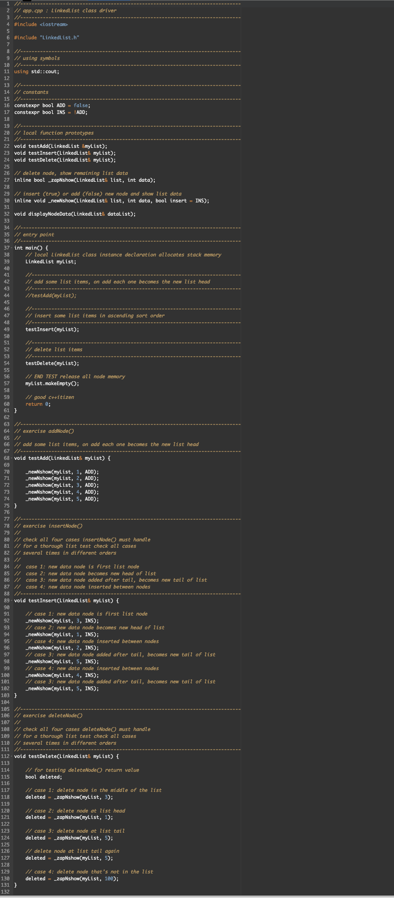 Solved I/ delete node, show remaining list data inline bool | Chegg.com