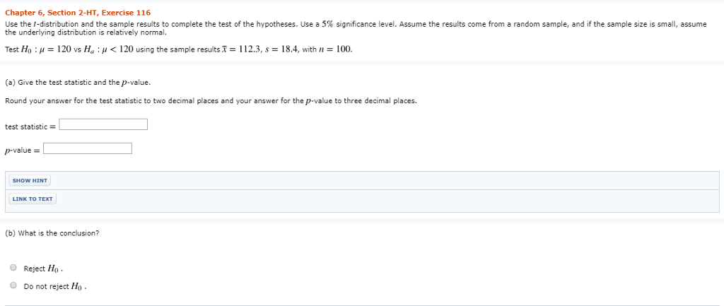 Solved Chapter 6, Section 2-HT, Exercise 116 Use the l | Chegg.com