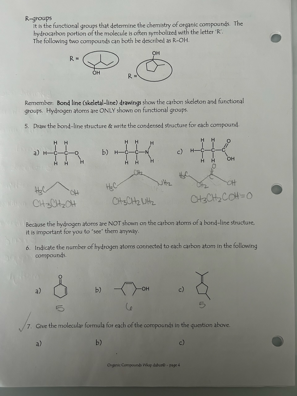 Solved R-groups It is the functional groups that determine | Chegg.com