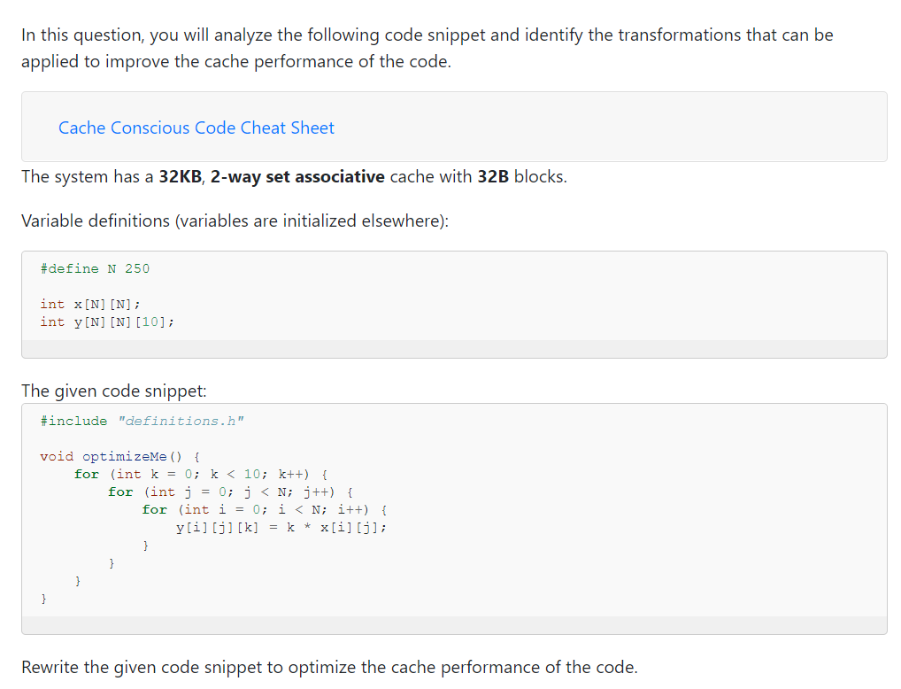 Solved In this question, you will analyze the following code | Chegg.com