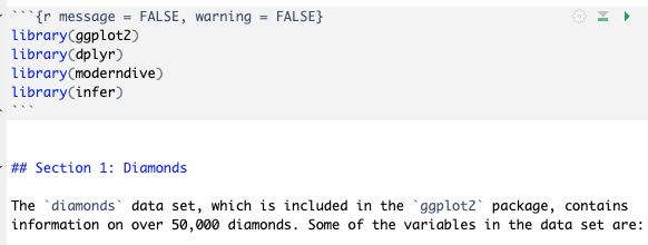 ⋯{r message = FALSE, warning = FALSE } library | Chegg.com