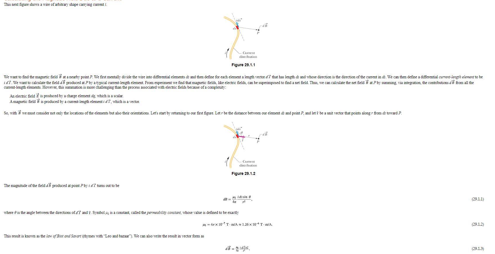 Solved This next figure shows a wire of arbitrary shape | Chegg.com