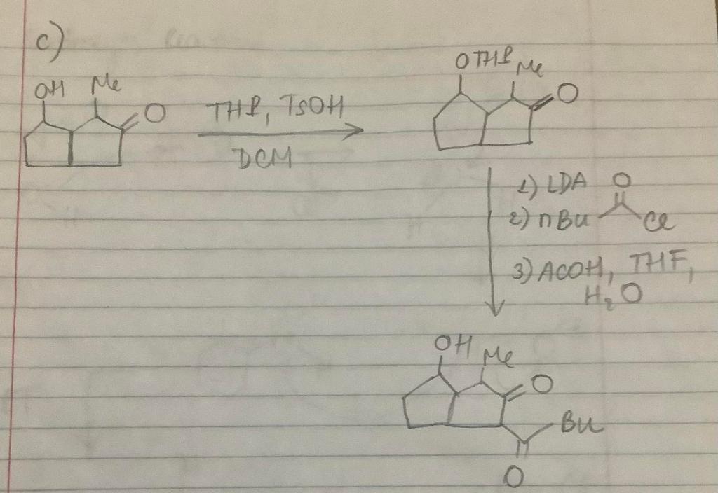 Solved Please provide detailed mechanism for all of the | Chegg.com