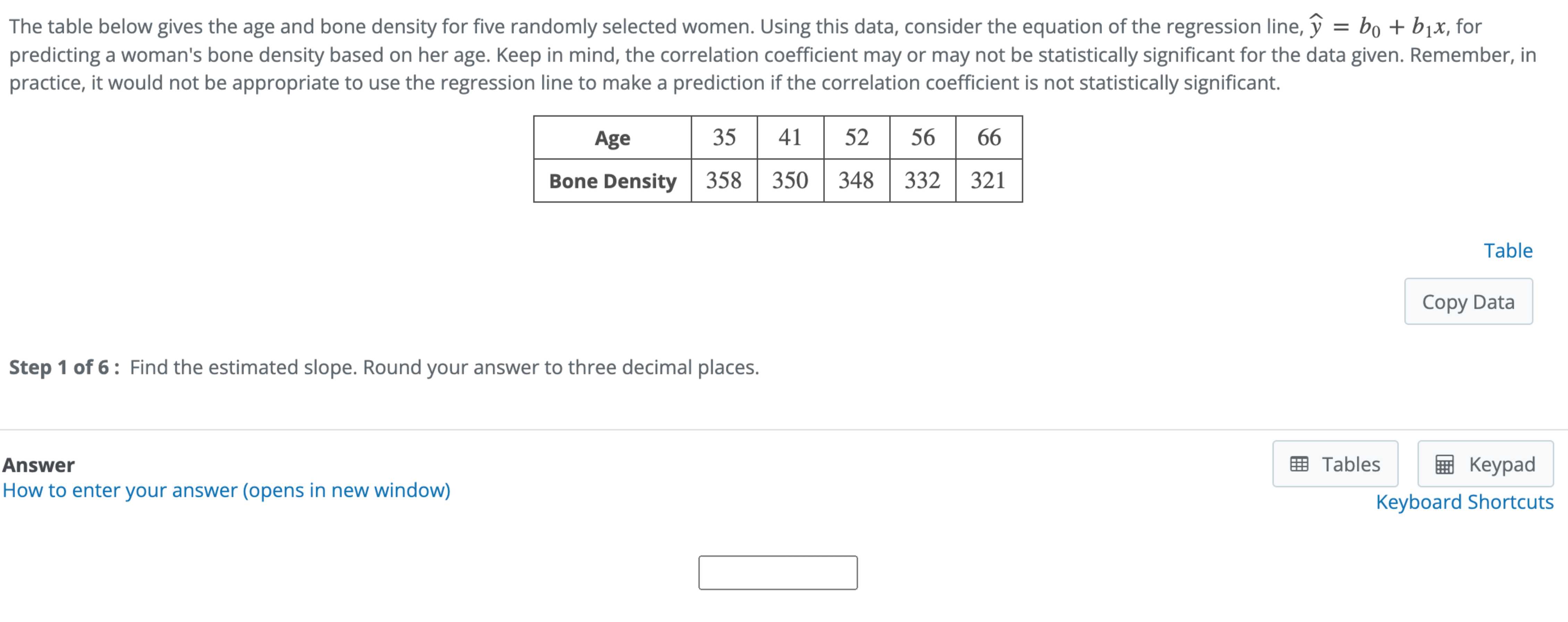 Solved Please find the estimated slope | Chegg.com