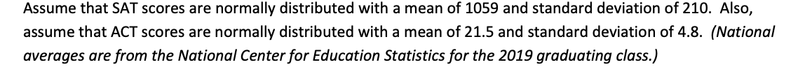 Solved Assume that SAT scores are normally distributed with | Chegg.com Solved Assume that SAT scores are normally distributed with | Chegg.com