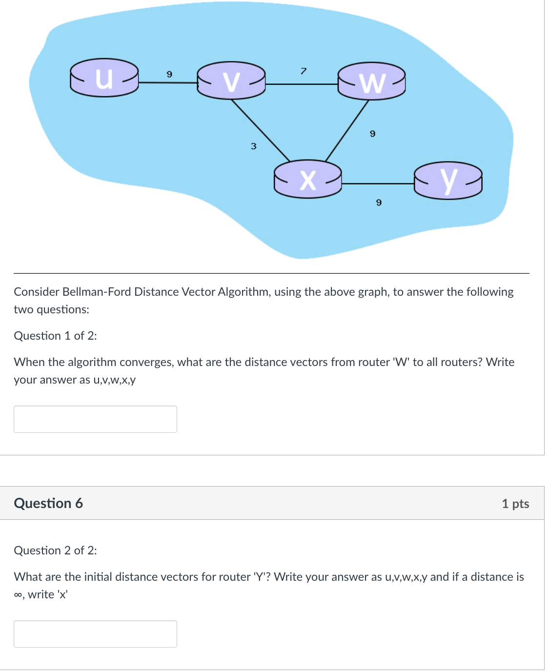 Solved Consider Bellman-Ford Distance Vector Algorithm, | Chegg.com