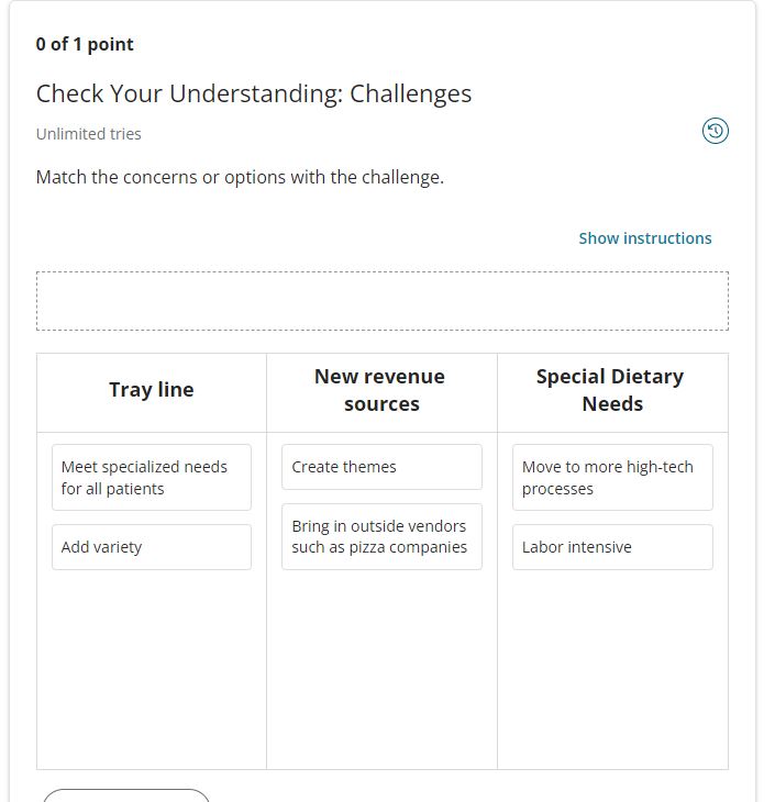 0 of 1 point Check Your Understanding: Challenges | Chegg.com