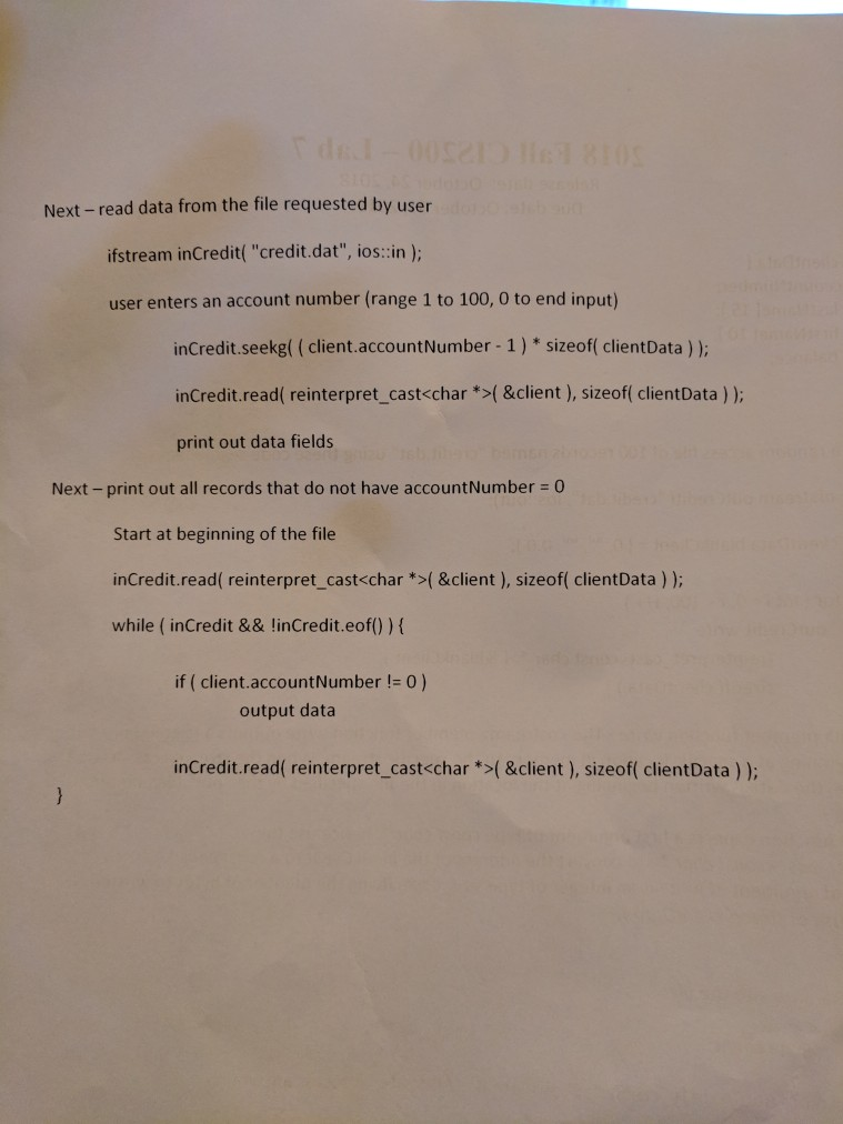 Solved Release date: October 24, 2018 Due date: October 31, | Chegg.com