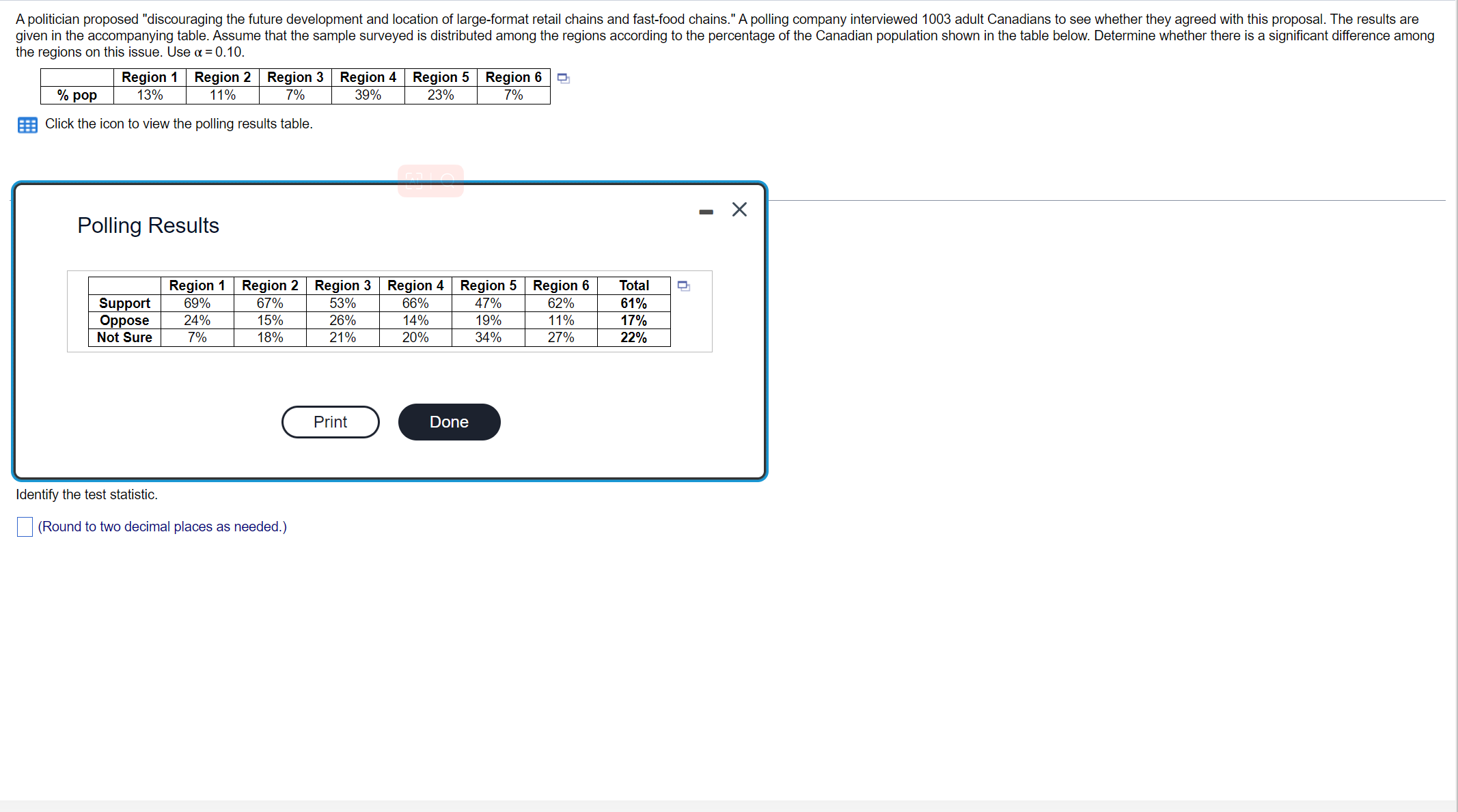 Solved Click the icon to view the polling results table. | Chegg.com