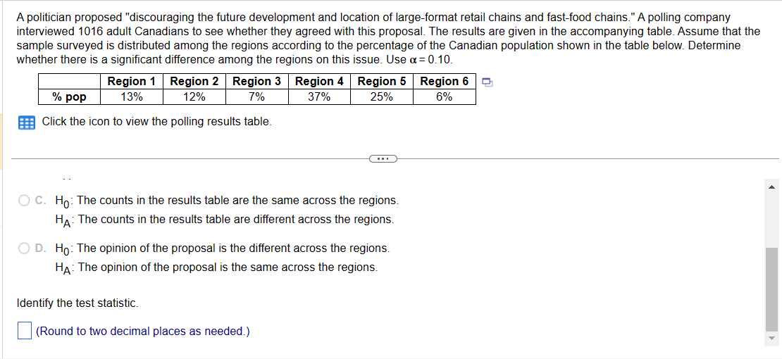 Solved Polling ResultsA politician proposed "discouraging | Chegg.com