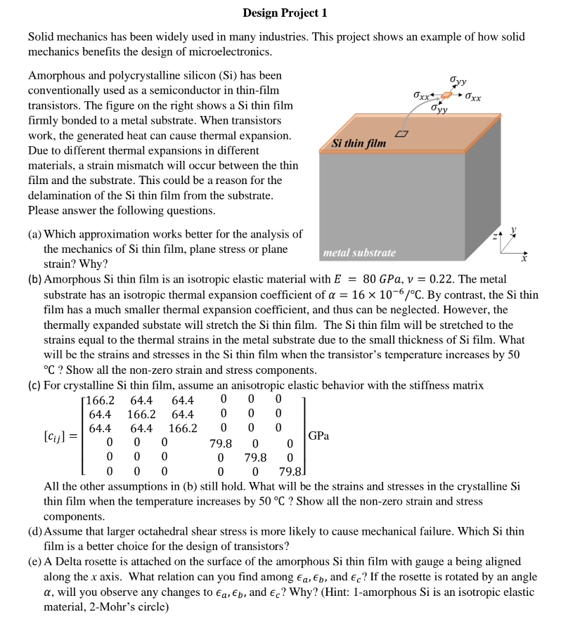 Solved Solid mechanics has been widely used in many | Chegg.com
