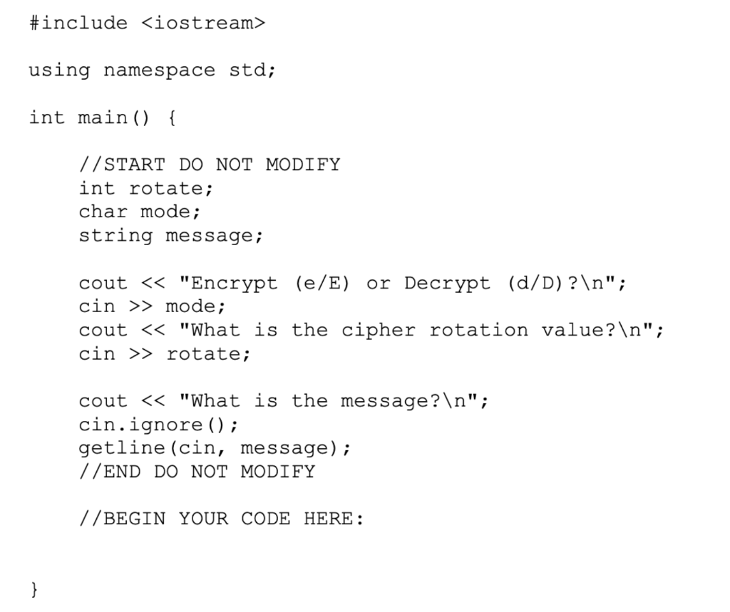 Solved A Caesar cipher is a mechanism of encryption where | Chegg.com