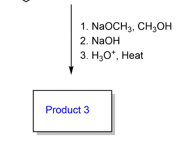 Solved reagent 2 base 21. NaOCH3,CH3OH 2. NaOH 3. H3O+, Heat | Chegg.com