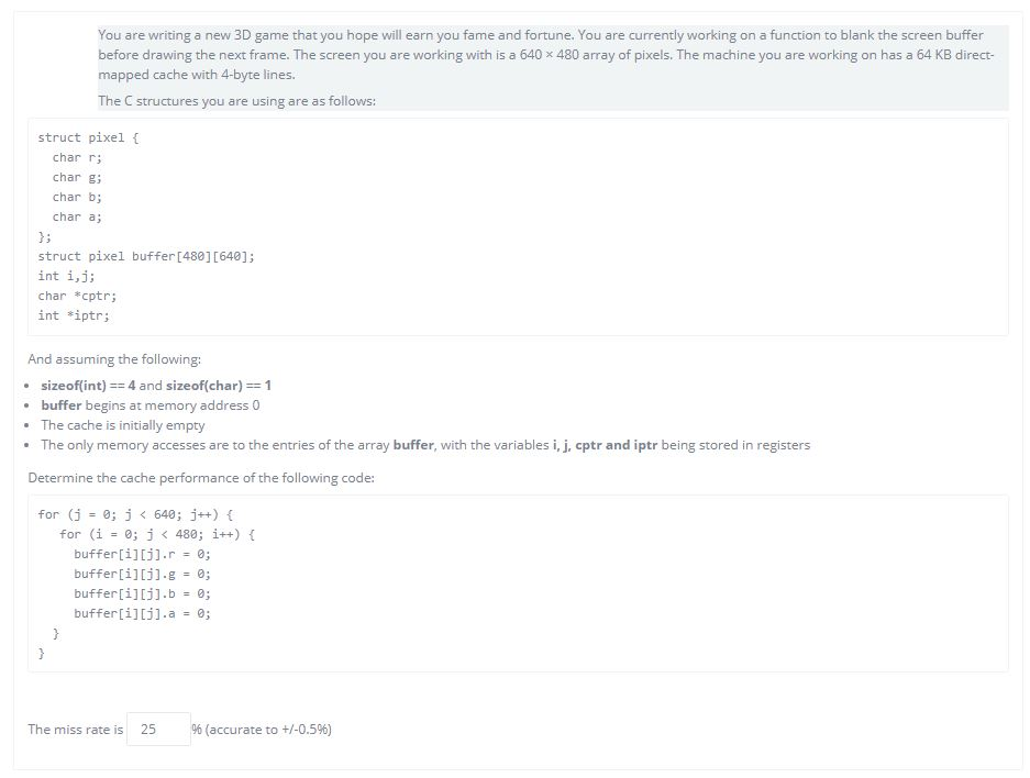 You are writing a new 3D game that you hope will earn | Chegg.com