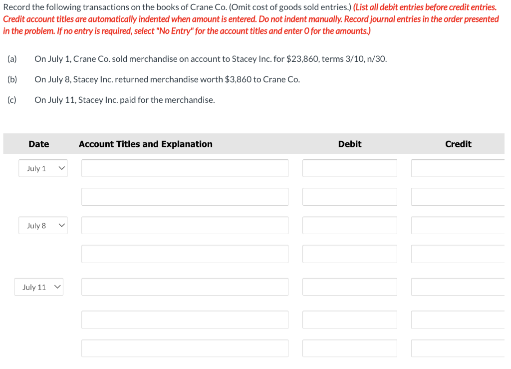 Solved Record the following transactions on the books of | Chegg.com