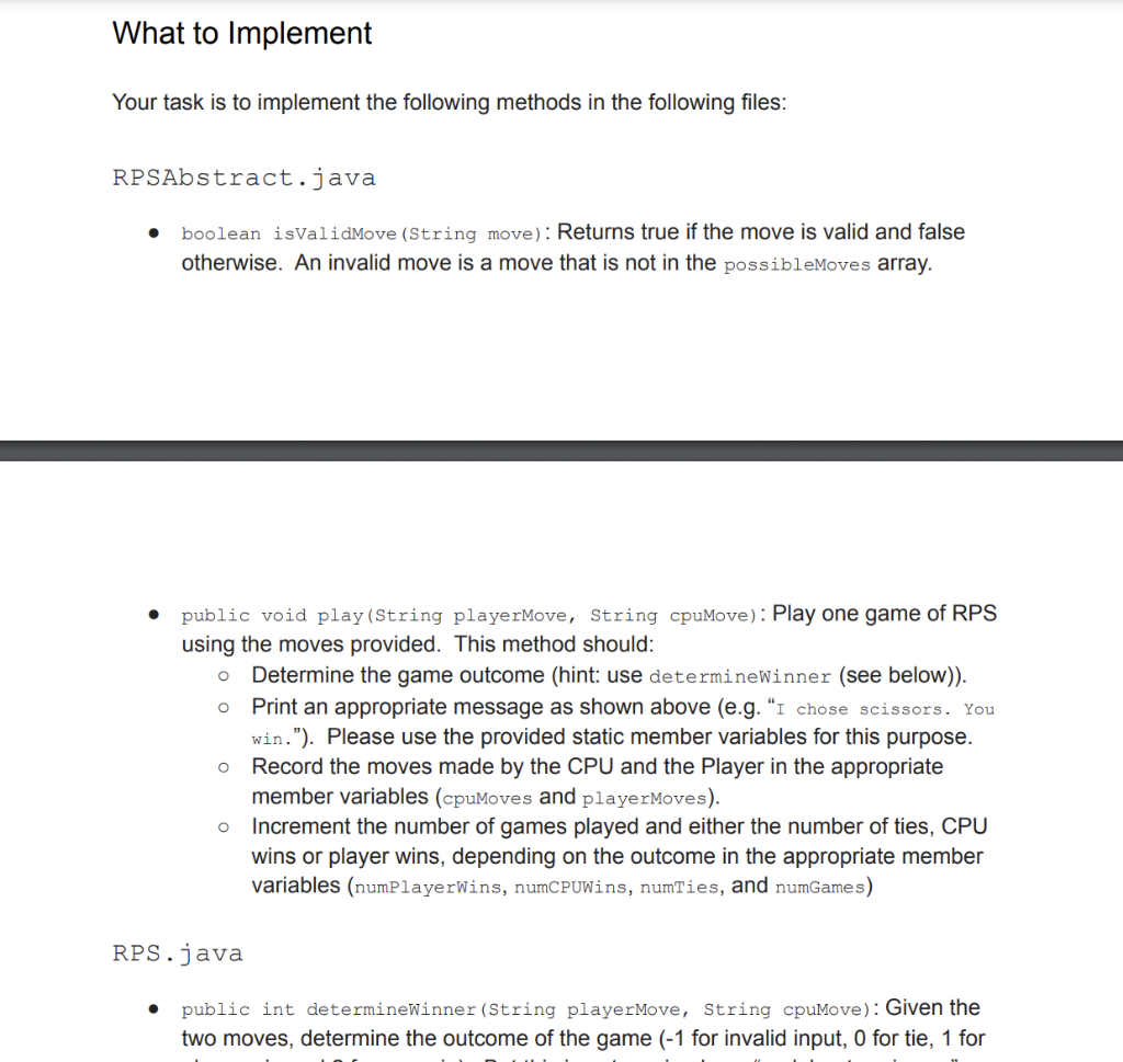 Solved This is in java. Below is the interface in a file | Chegg.com