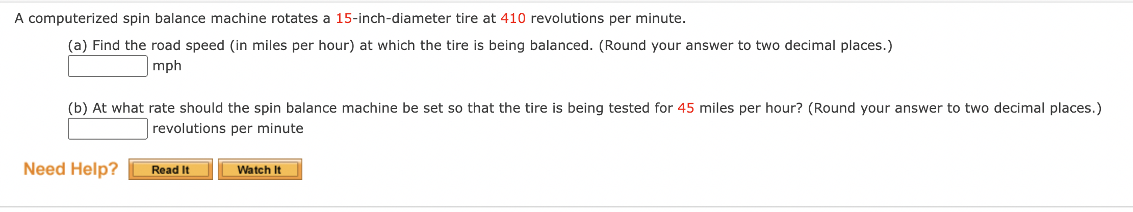 Solved A computerized spin balance machine rotates a 15 | Chegg.com