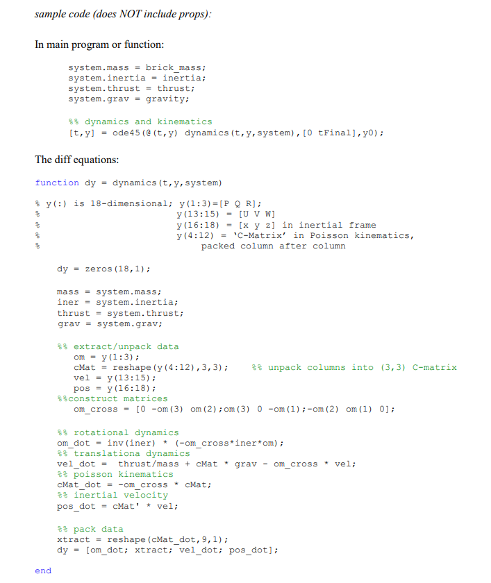.7-2 Use Euler's equations of motion (1.7-8) and the | Chegg.com