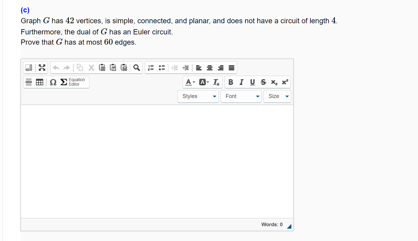 Solved (a) What is the smallest number of edges that we can | Chegg.com